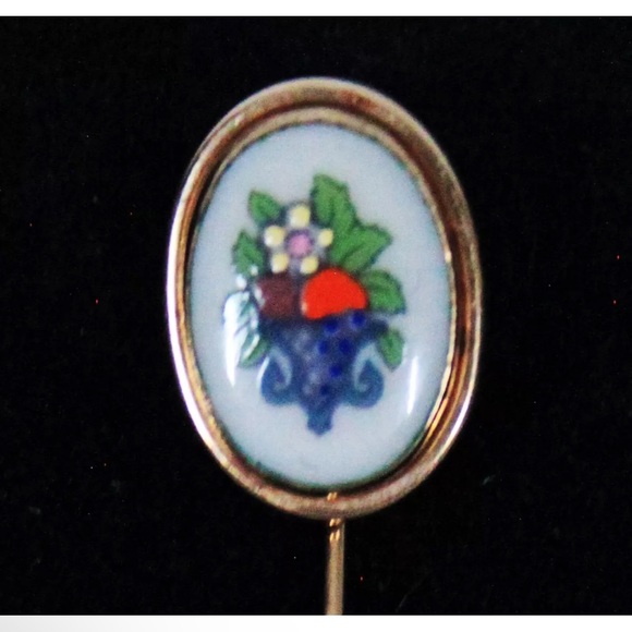 Lenox | Accessories | Lenox Green And Red Decorative Brooch With Gold ...